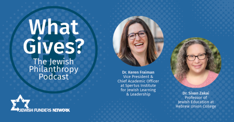 Dr. Keren Fraiman featured in Jewish Funders Network podcast "What ...