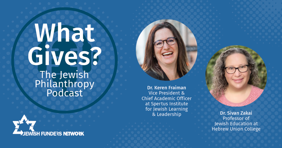 Dr. Keren Fraiman featured in Jewish Funders Network podcast "What ...